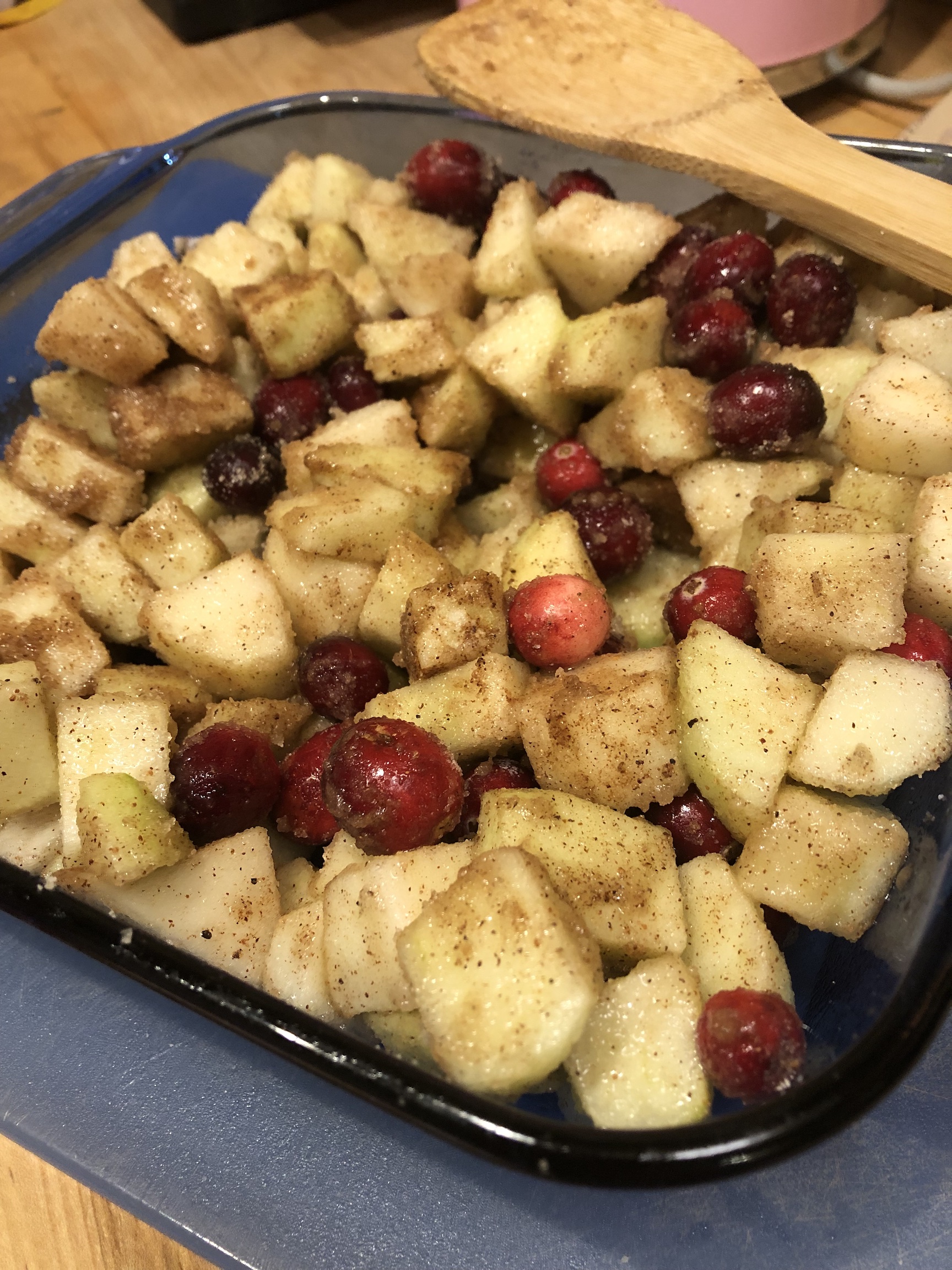 Easy Single Crust Spiced Apple & Cranberry Pie Recipe - The Good Enough ...
