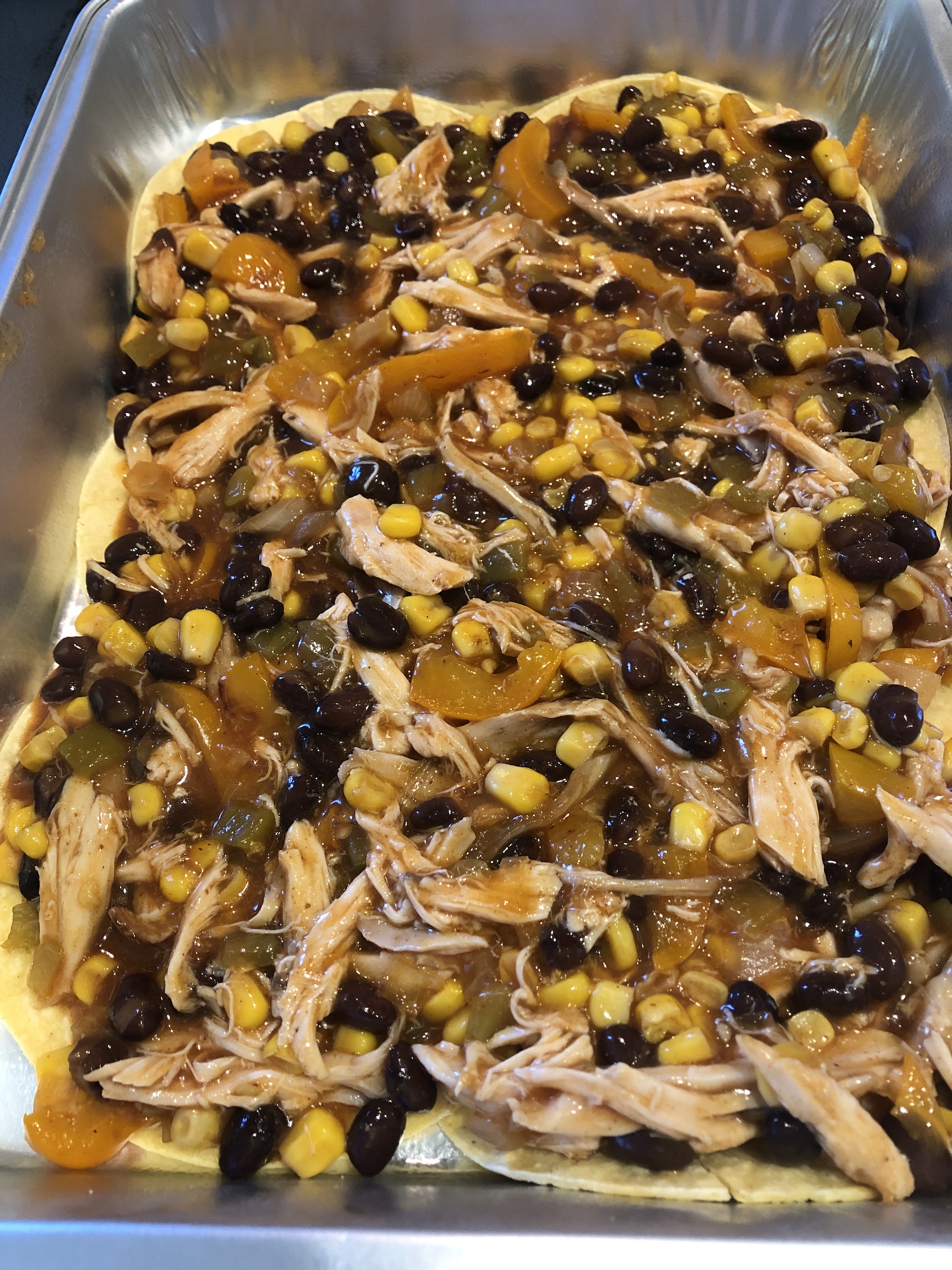 Easy Dinner: Layered Chicken Enchilada Lasagna Recipe - The Good Enough ...